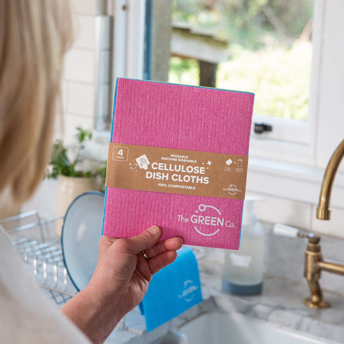 Reusable Swedish Dish Cloths | Pack of 4 | The Green Co – The Green Co.