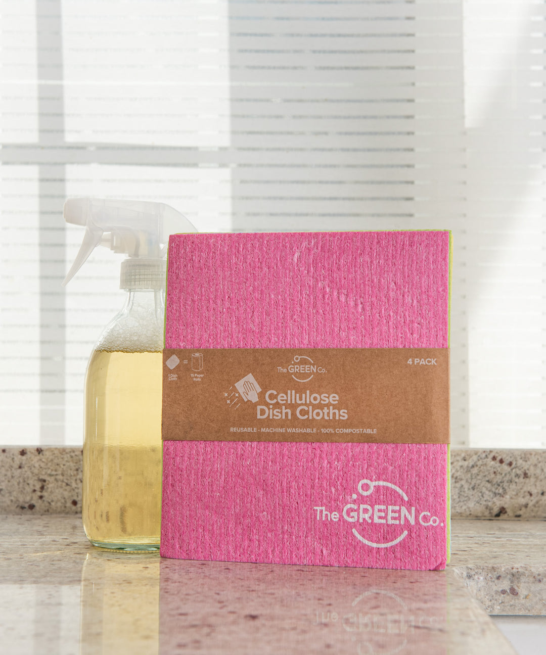 Eco Dish Cloth | Swedish Dish Cloths | Pack of 4 | The Green Co – The ...